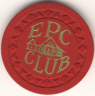 EPC Club Casino Gardena California 25 Cent Chip