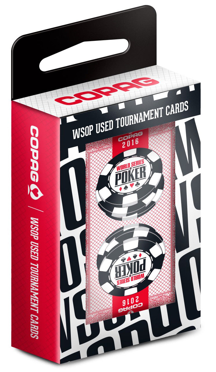 Authentic Deck Dealt at 2016 WSOP Used Copag Plastic Playing Cards Bri
