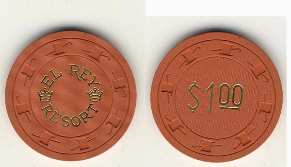 El Rey Resort Casino Searchlight Nevada $1 Chip 1960s