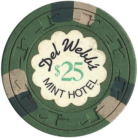 The Mint Del Webb's Casino Las Vegas Nevada $25 Chip 1971