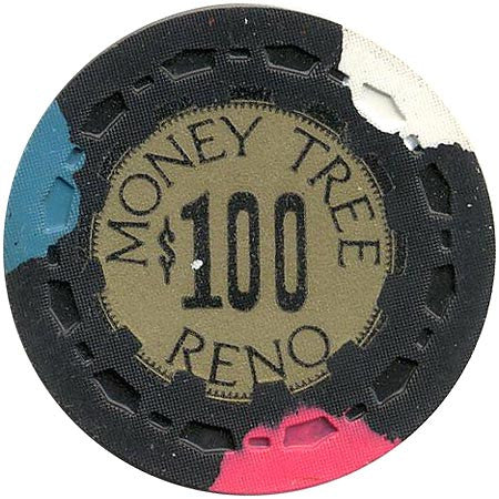 Money Tree Casino Reno Nevada $100 Chip 1978