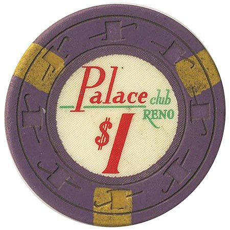 Palace Club Casino Reno Nevada $1 Chip 1964