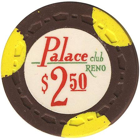 Palace Club Casino Reno Nevada $2.50 Chip 1970