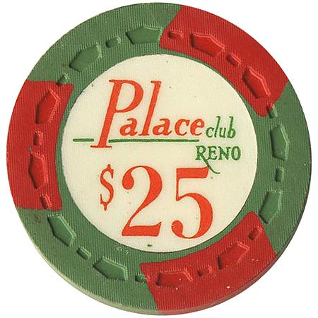 Palace Club Casino Reno Nevada $25 Chip 1973