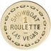 Showboat Casino Las Vegas Nevada 1 Roulette Chip 1970s